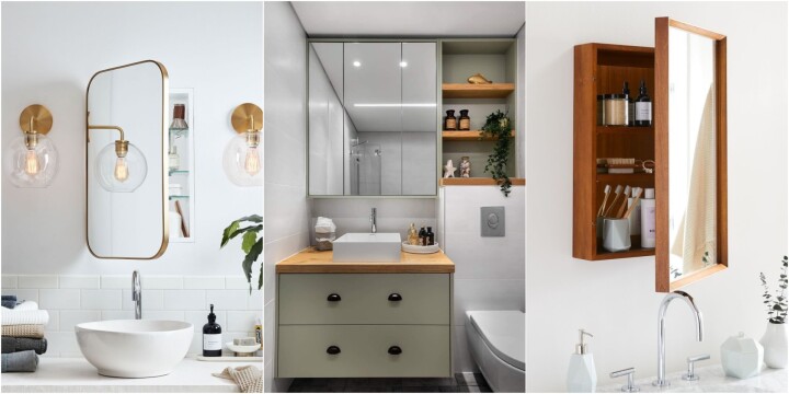 25+ mẫu tủ gương phòng tắm: giải quyết bài toán diện tích và công năng ...